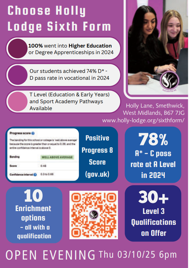 Holly Lodge Sixth Form - What Next?